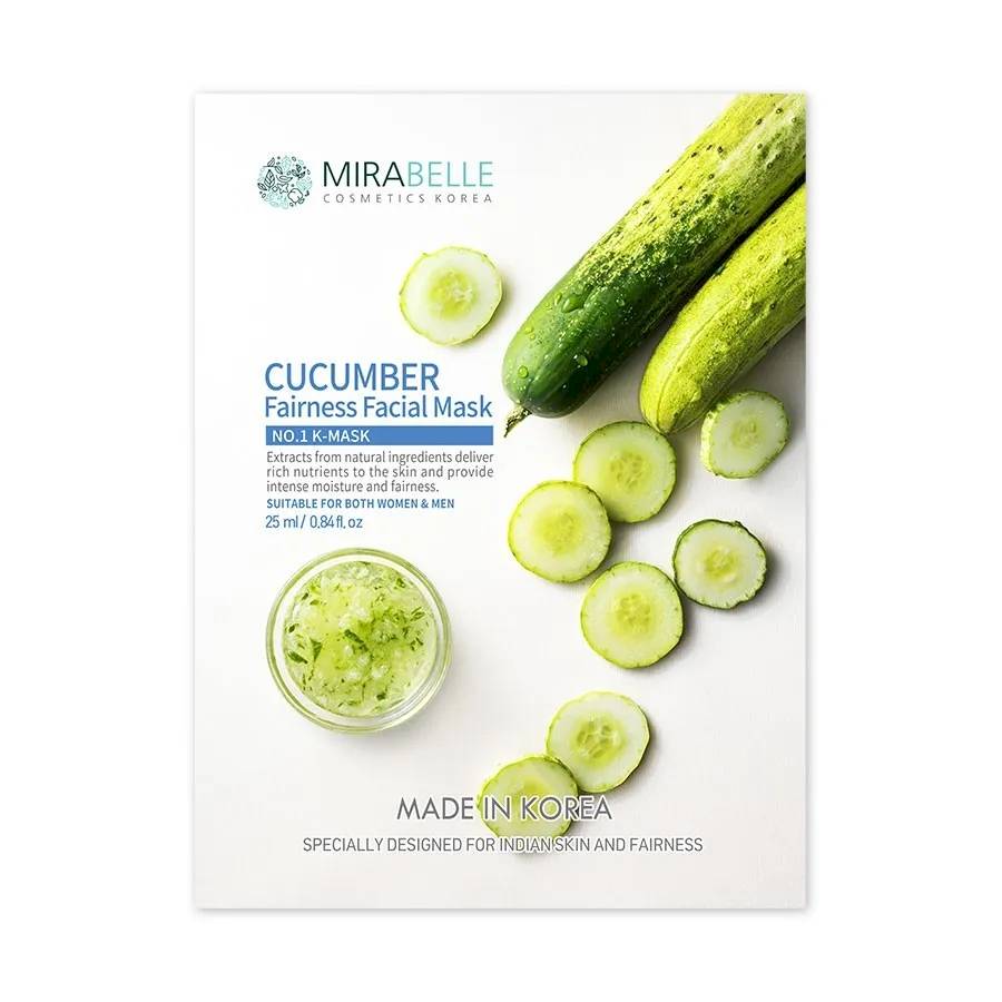 MIRABELLE - CUCUMBER - SHEET MASK